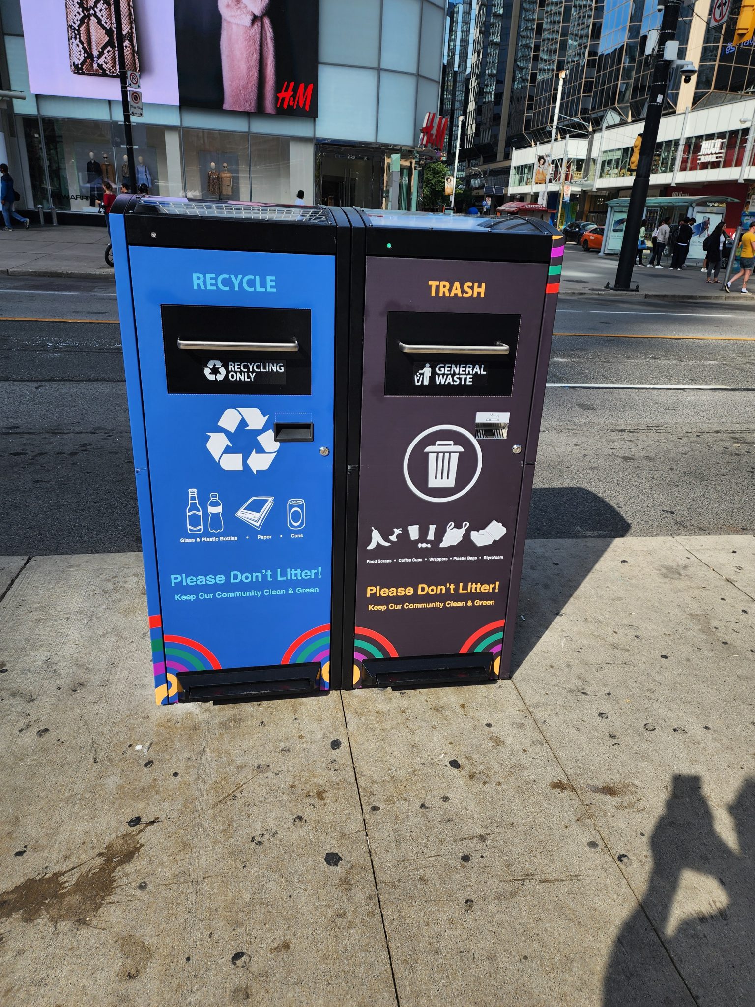 EcoClean CUBE Solar Powered Compacting Bins | Ecovision Environmental