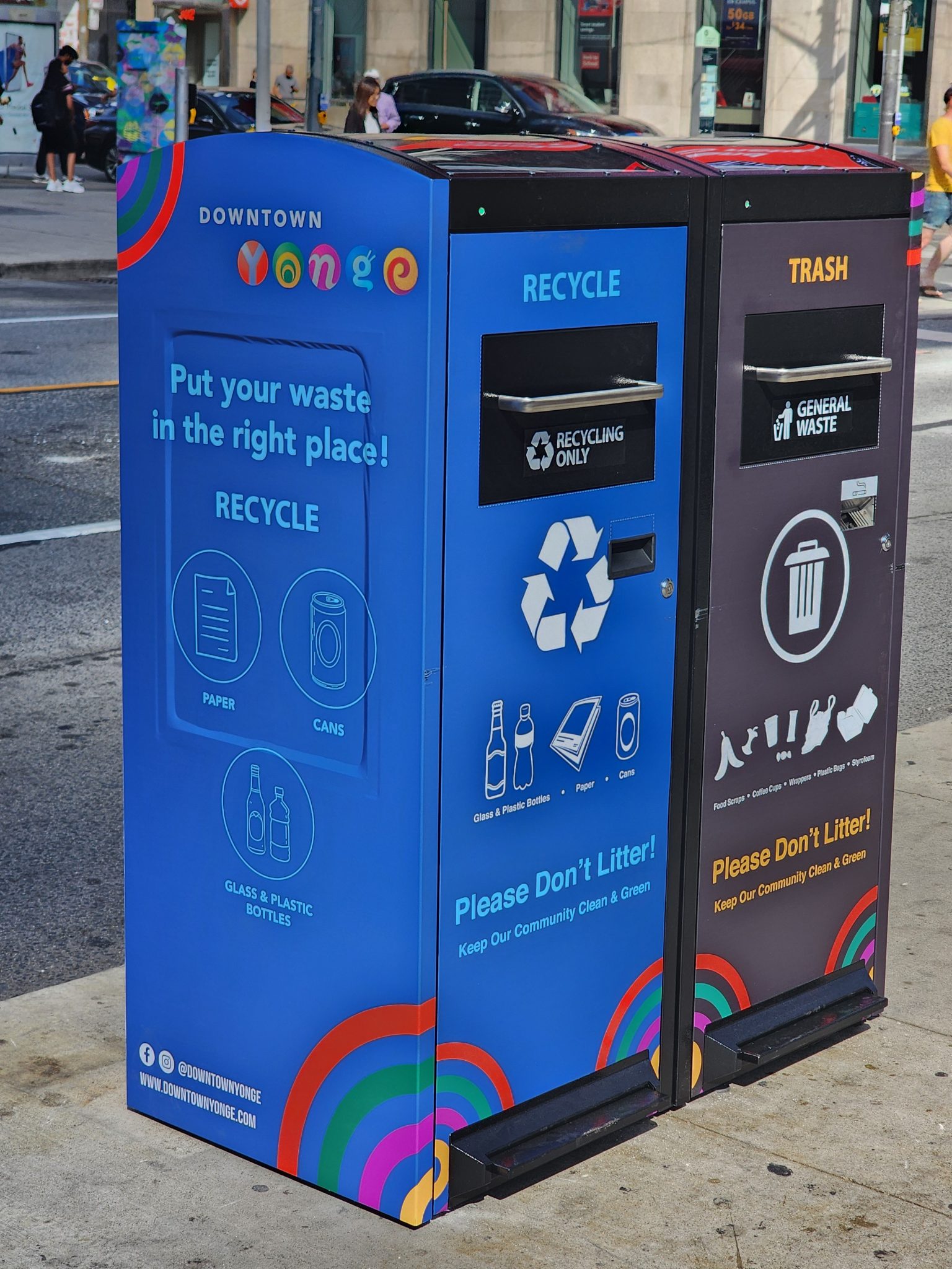 EcoClean CUBE Solar Powered Compacting Bins | Ecovision Environmental